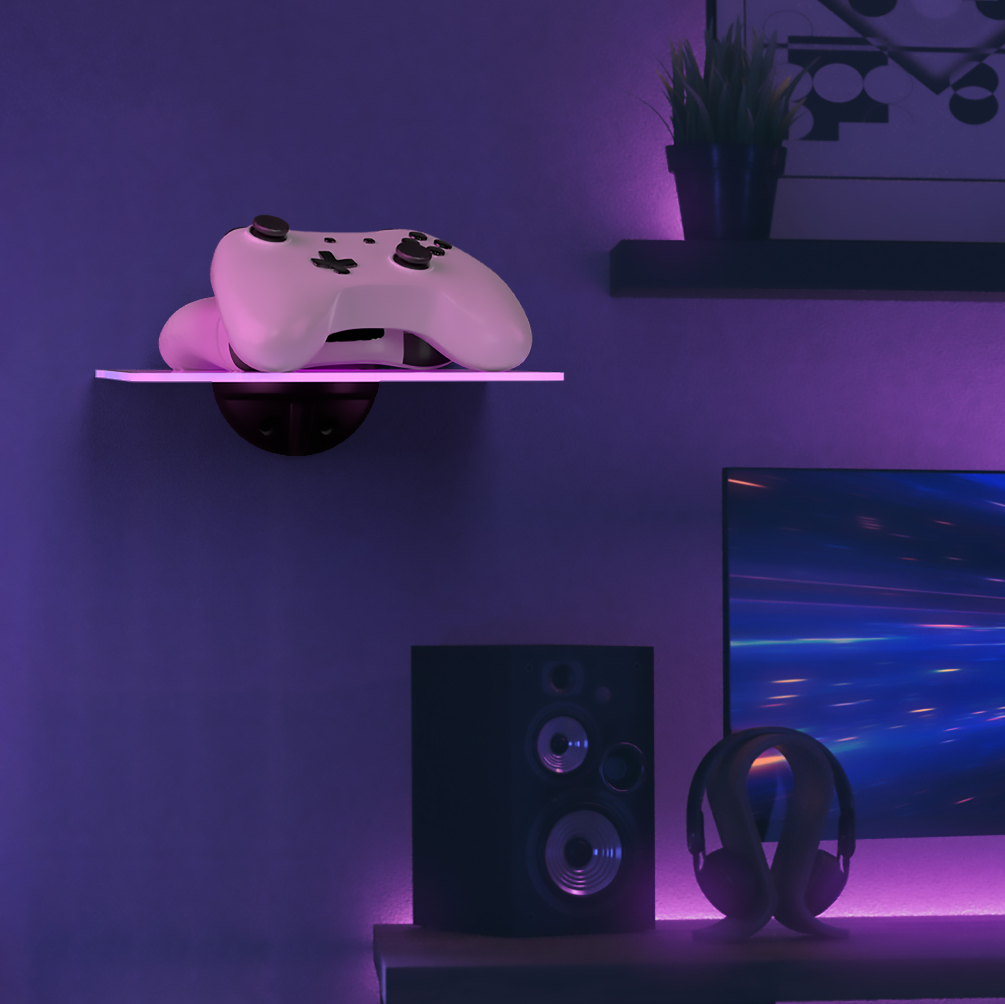 Galvanox Drink LED Floating Wall Shelf - Galvanox