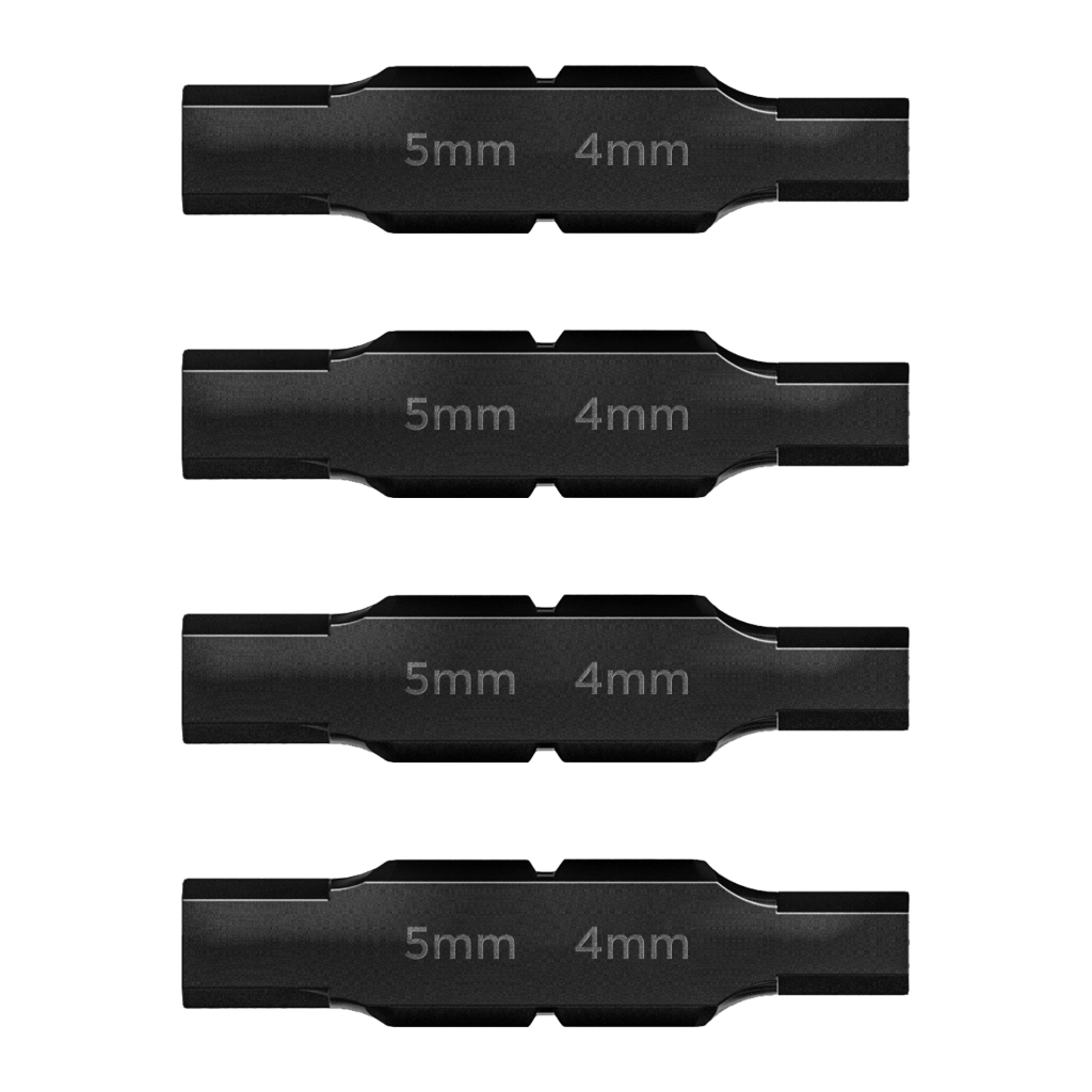 Galvanox Hex 5mm - 4mm Double Sided Screwdriver Replacement Bits for ...